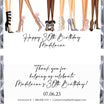 Legs Birthday Candy Bar Wrappers - Announce It!