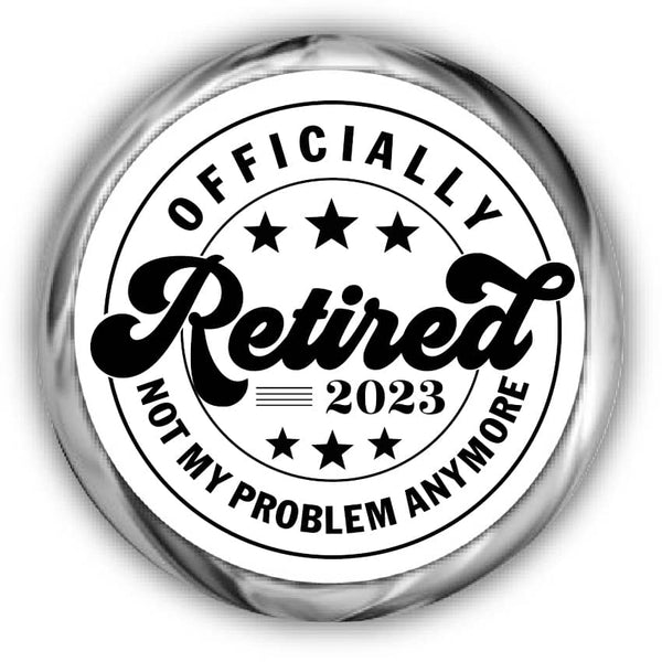 Officially Retired Kisses Stickers - Announce It!