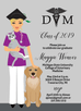 Veterinary School Graduation Invitation - Announce It!